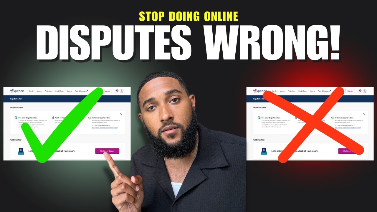 How to Dispute Credit Report Errors Online (The RIGHT Way!)