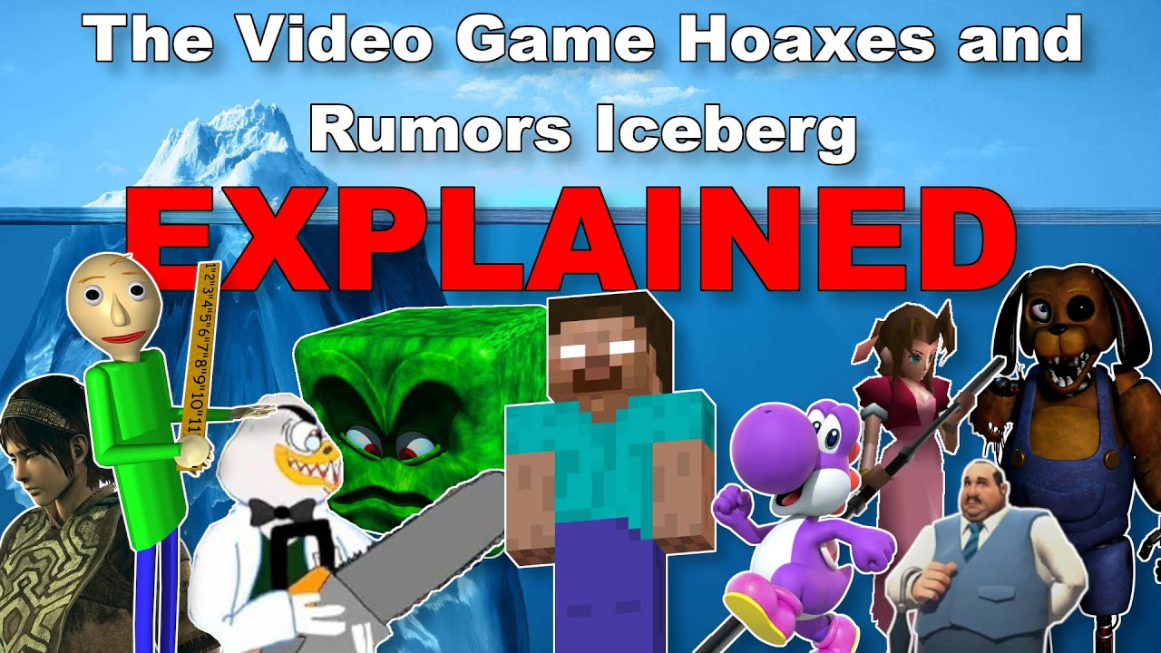 The Video Game Hoaxes and Rumors Iceberg Explained