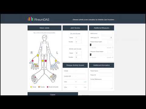 Assess Your Own Arthritis: A RheumDAS tutorial and review