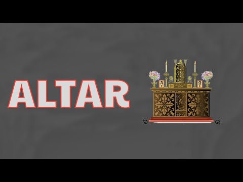 What Does ALTAR Means || Meanings And Definitions With Example in ENGLISH .
