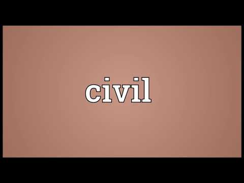 Civil Meaning