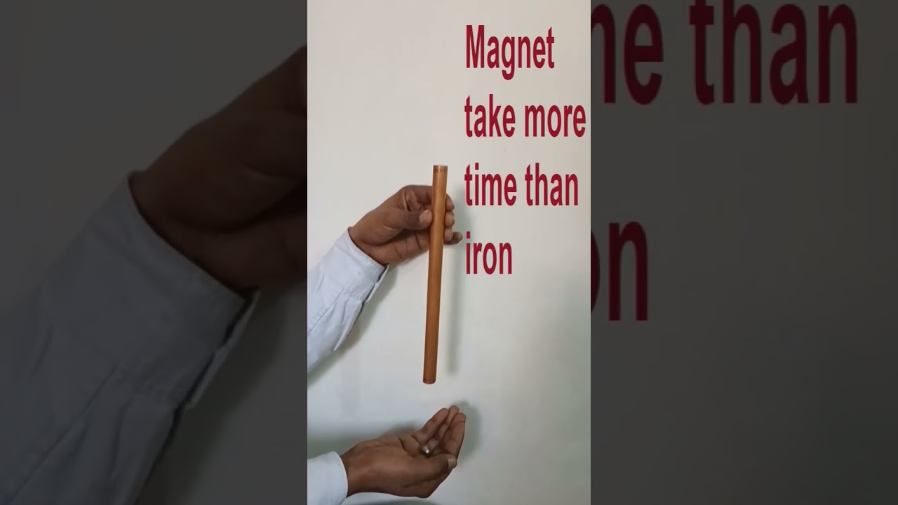 Lazy pipe(सुस्त नलिका)#lazy  #Eddycurrent  #exhibition #magnet #copper#technology #science