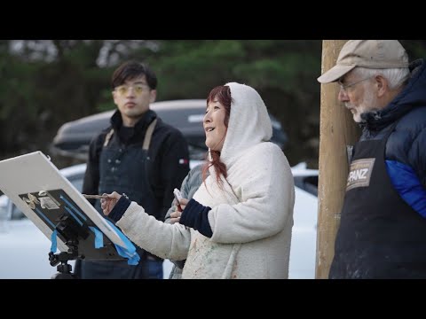Plein air painting workshop at South Bay Kaikoura with Artist Min Kim