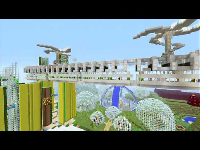Millipede Maglev Futuristic Train Minecraft Map