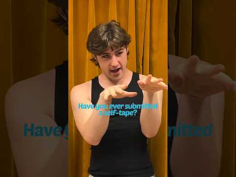 everyone can use a little guidance with SELF TAPE AUDITIONS! #selftapes #audition #auditioncoach