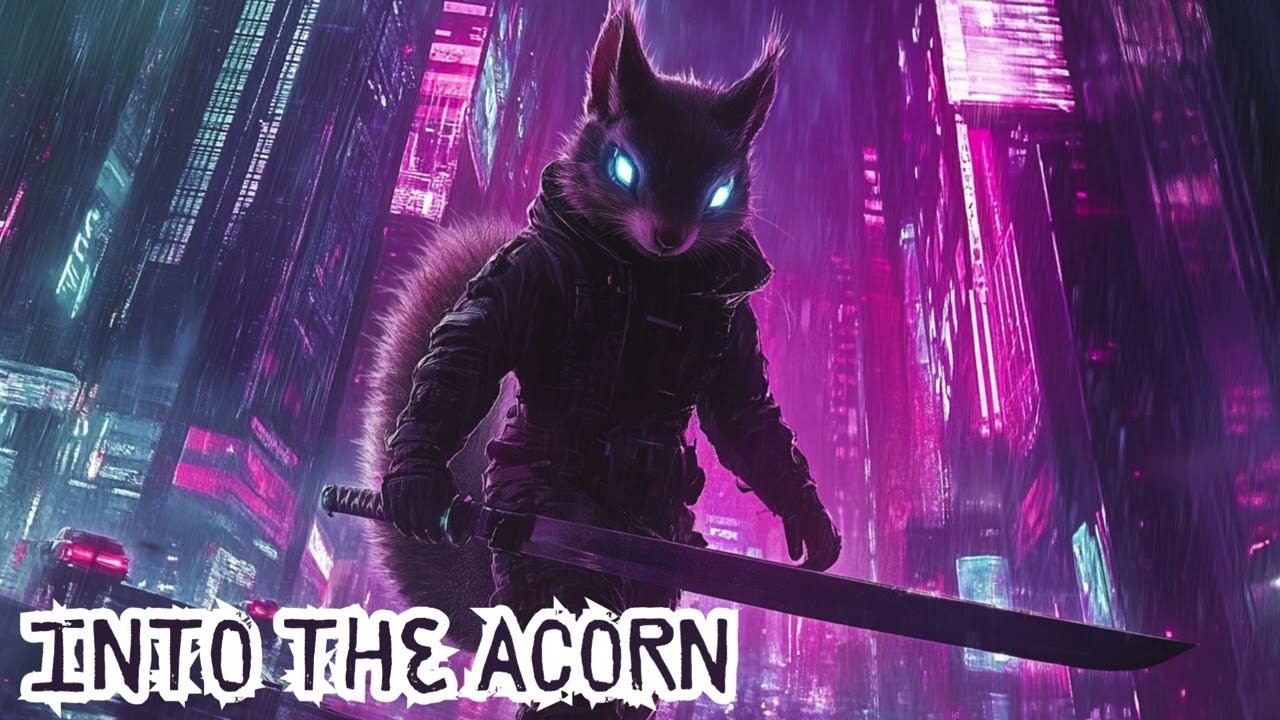 Squirreltology - Into The Acorn | Synthwave meets Cybermetal