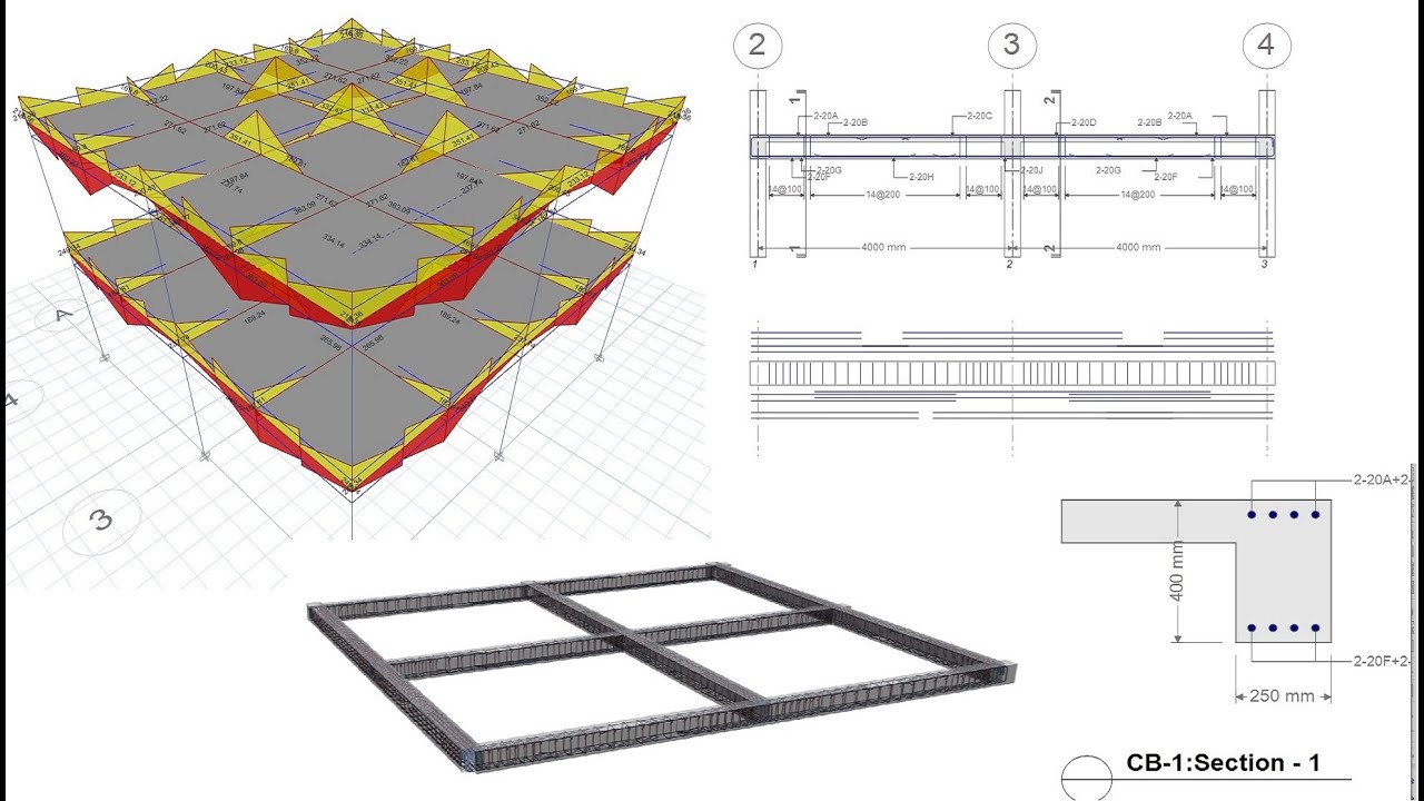 ETABS 21 Tutorial : A Complete  RC Frame Analysis, Design and Detatiling with latest ETABS Software