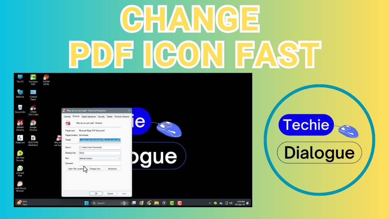 How To Change PDF Icon In Windows 11 - Full Guide