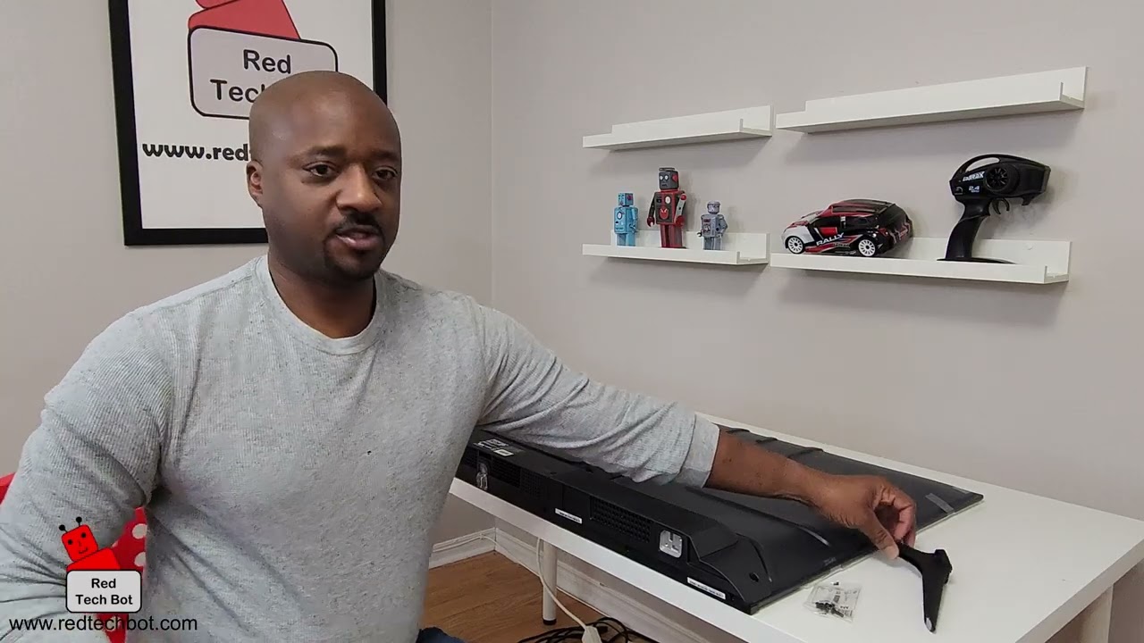 How to install the legs on the 50 Inch Hisense TV (R6 Series)