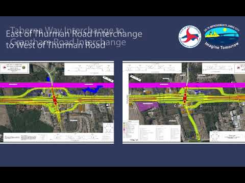 Instructions for Reading the U.S. 70 Improvements in James City Project Maps