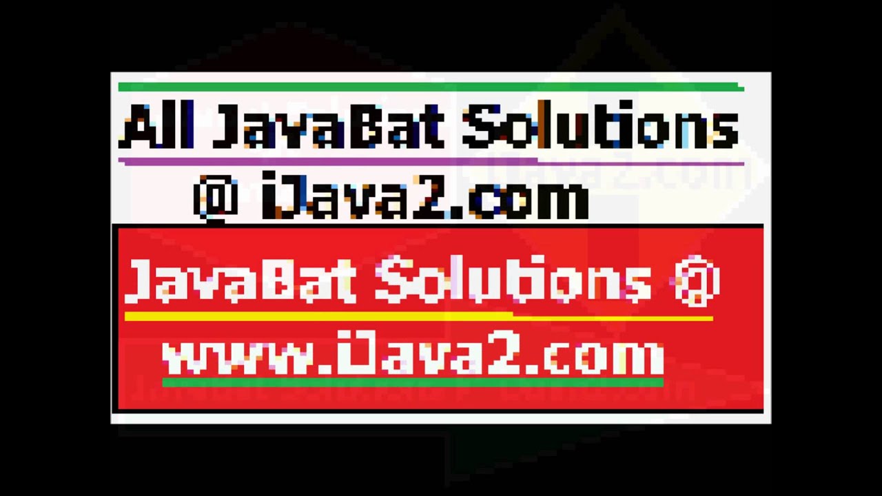 JavaBat Solutions