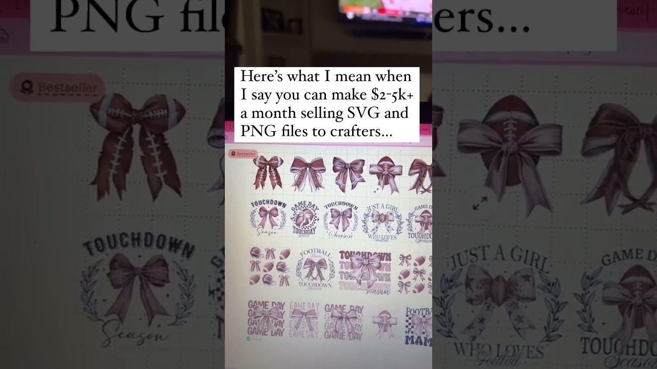 Two years ago I stumbled on designing SVG files for crafters.. Now I do it as a full time income