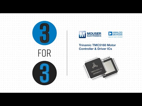 Analog Devices Inc. Trinamic TMC5160 Motor Controller & Driver ICs - Top 3 Facts