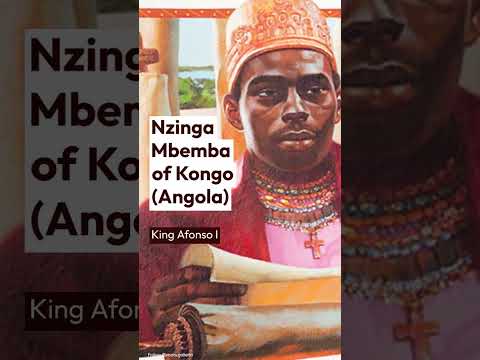 King Affonso I: Nzinga Mbemba of Kongo, now Angola