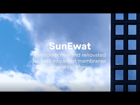 SunEwat, energy-generating glass by AGC