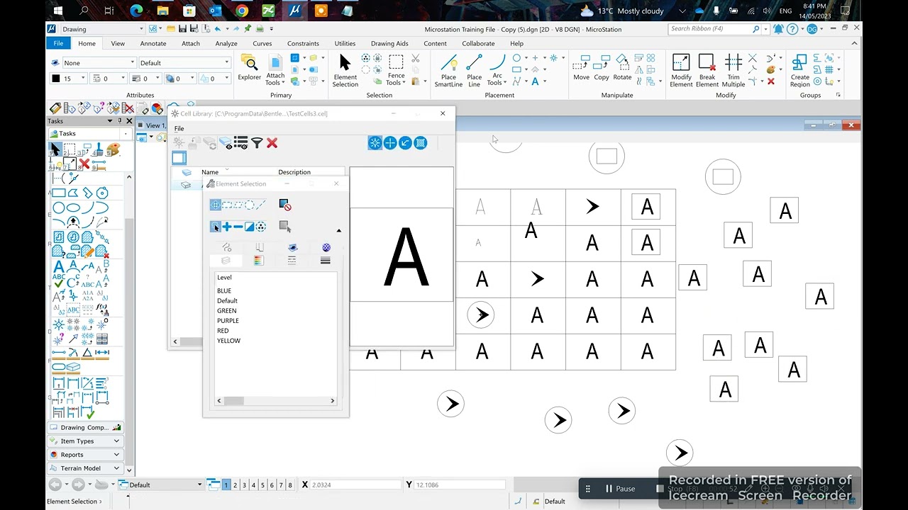 MicroStation CONNECT Edition: How To Create A Cell