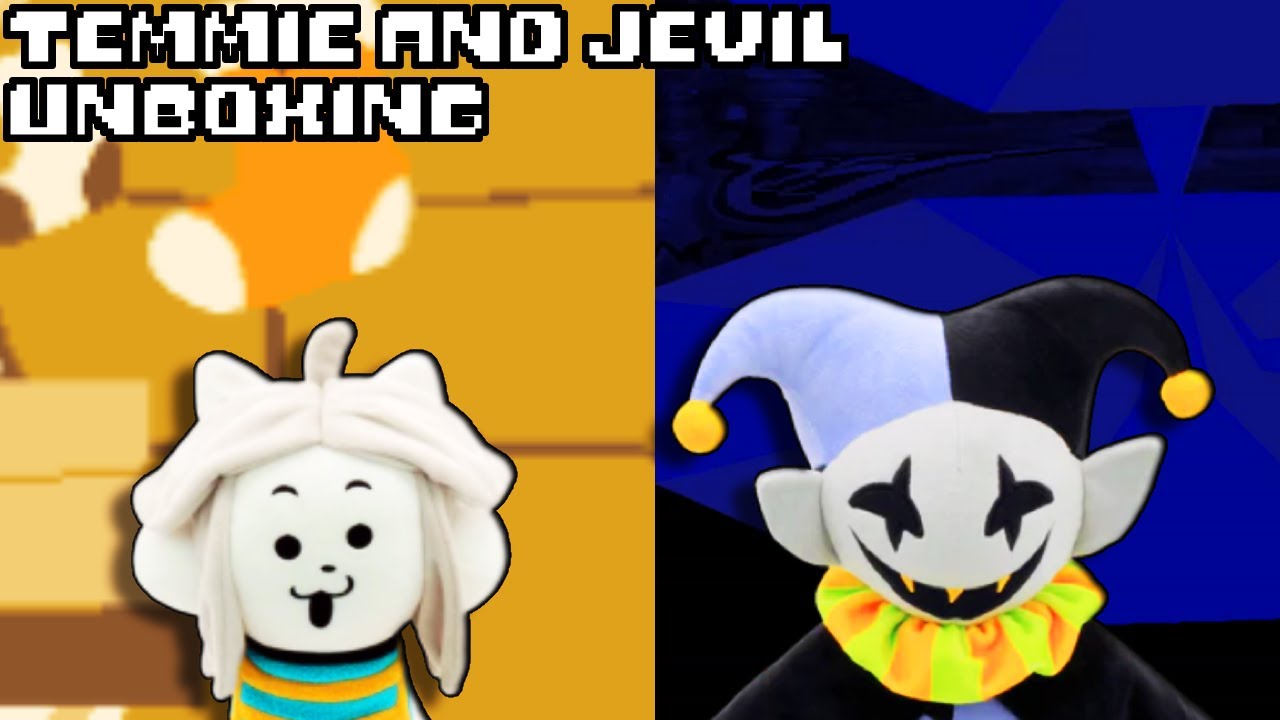Undertale/Deltarune Plush Unboxing, Temmie and Jevil