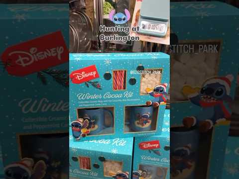 STITCH HUNTING TIME | STITCH CHRISTMAS SNACKS #stitchfinds #disney #haul #burlington #fyp #christmas
