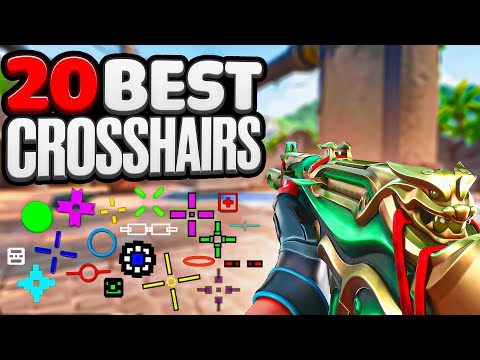 THE BEST 20 Crosshairs To USE In VALORANT (With Codes)
