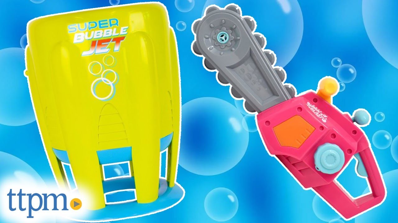 Maxx Bubbles Super Bubble Jet and Motorized Bubble 'N' Fun Chainsaw Review!