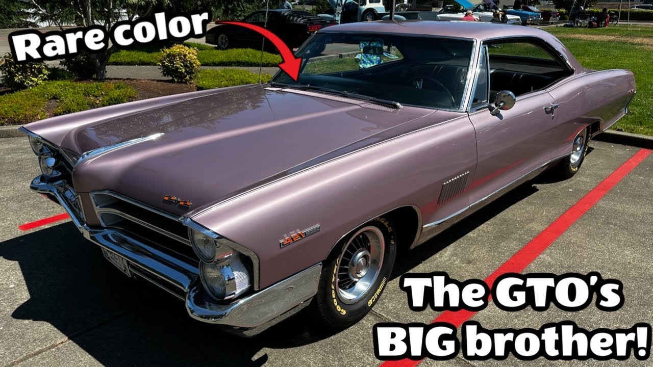 1965 Pontiac 2+2 Looks Stunning in Pink, Hides Tri-Power Setup Under ...