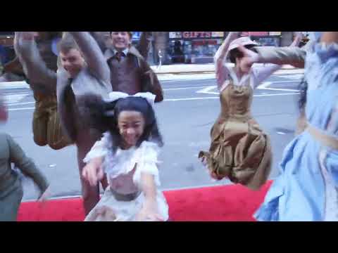 Young Stars of THE MUSIC MAN Celebrate Broadway Debuts Outside the Winter Garden Theatre!