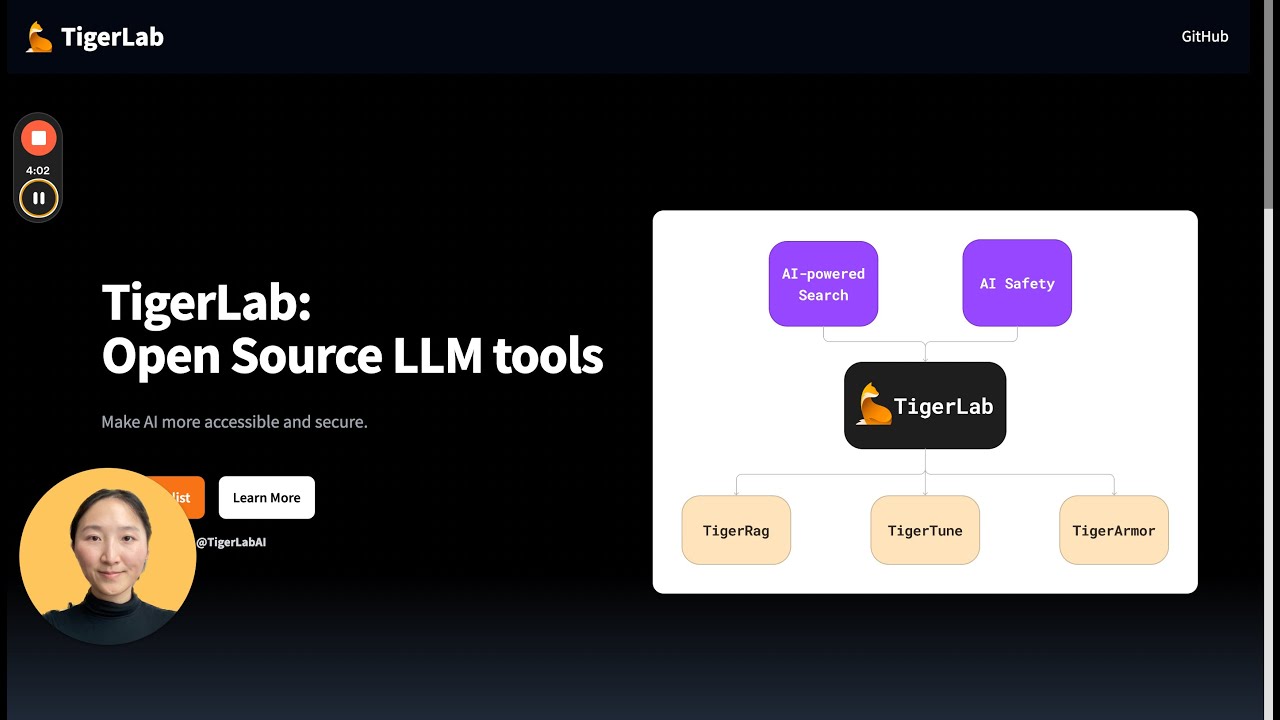 TigerLab - Open Source LLM Toolkit (Setup Instruction & Experiments)