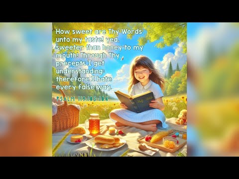 Sweeter than honey - Psalm 119:103-104 | Memory Verse Song (KJV)