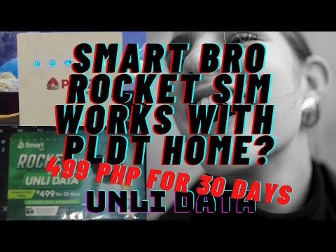 499 UNLI DATA 30 DAYS PLDT Home WIFI Smart Bro Rocket SIM! #pldt #rocketsim #smartbro #prepaid #wifi