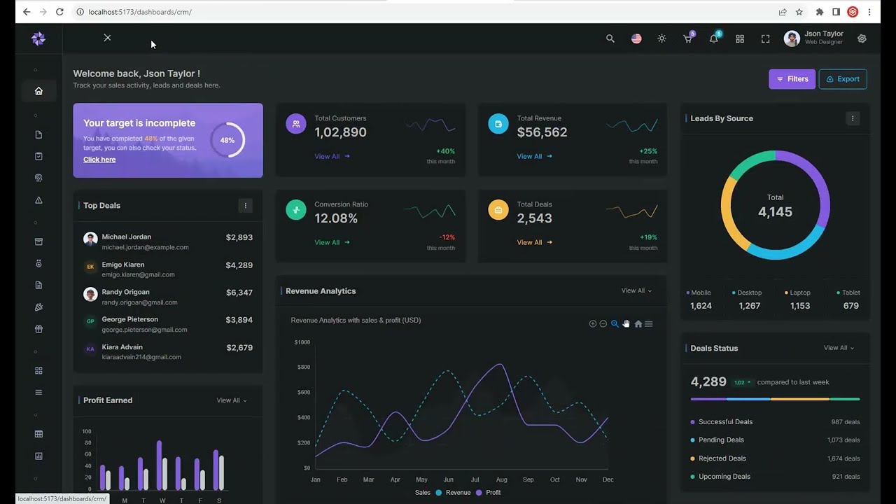 Ynex React-Javascript Installation Process