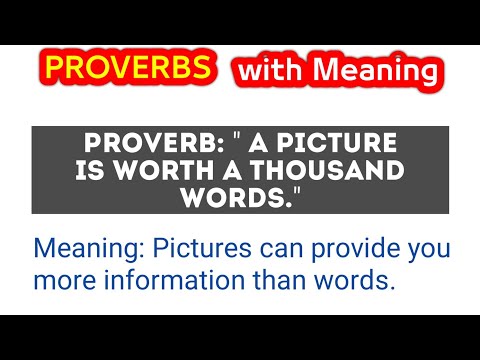 Proverbs with meaning in Urdu - Sentences for speaking practice - English with Professor