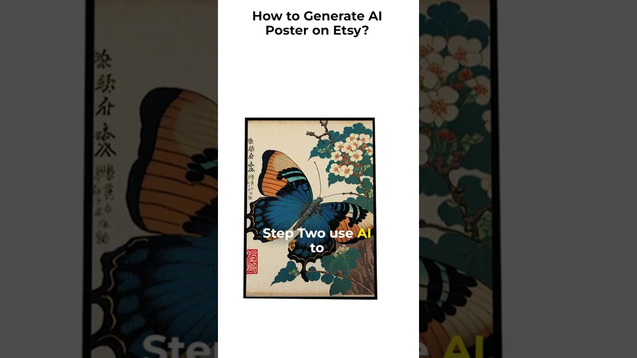 how to generate ai poster on etsy