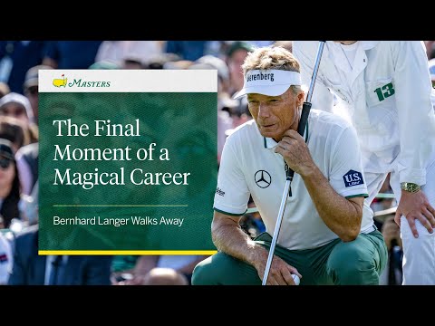 The Final Moment of a Magical Career | Bernhard Langer Walks Away | The 2025 Masters