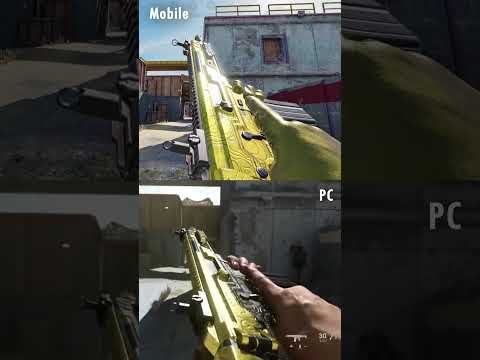 COD PC vs COD Mobile ( Camo Comparison )