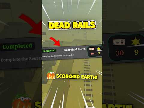 EASIEST Way to Beat Scorched Earth in Dead Rails! 🔥 #roblox #deadrails