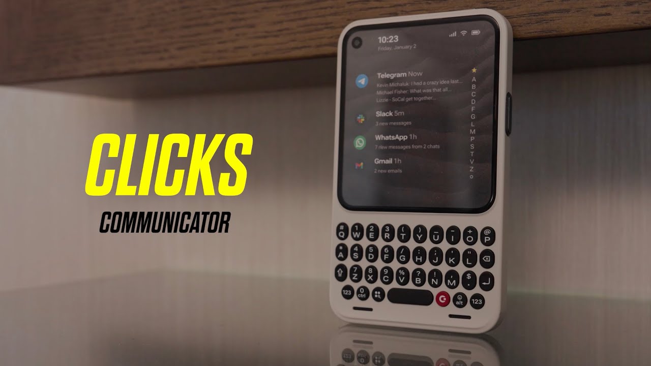 Clicks Communicator First Look at CES 2026