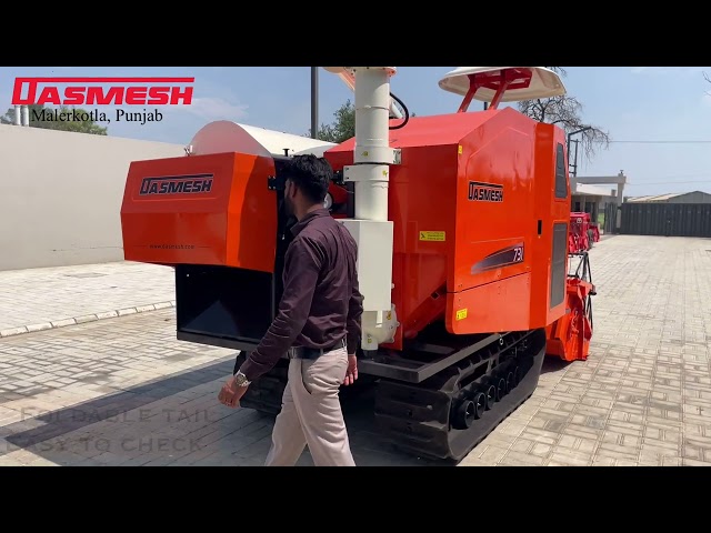 Dasmesh Combine Harvester - Dashmesh Combine Harvester Track Combine ...