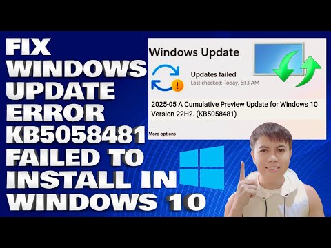 How To Fix Windows Update KB5058481 Failed To Install in Windows 10