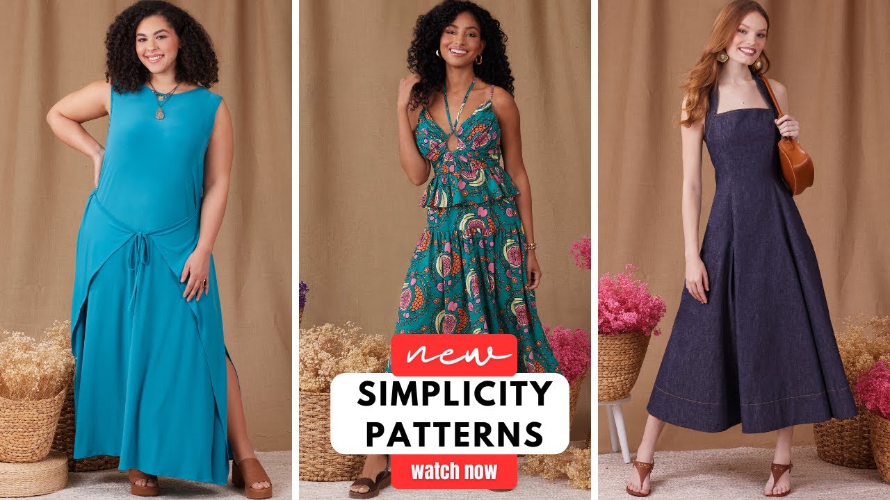 NEW SUMMER SIMPLICITY PATTERN COLLECTION | sewing patterns | simplicity