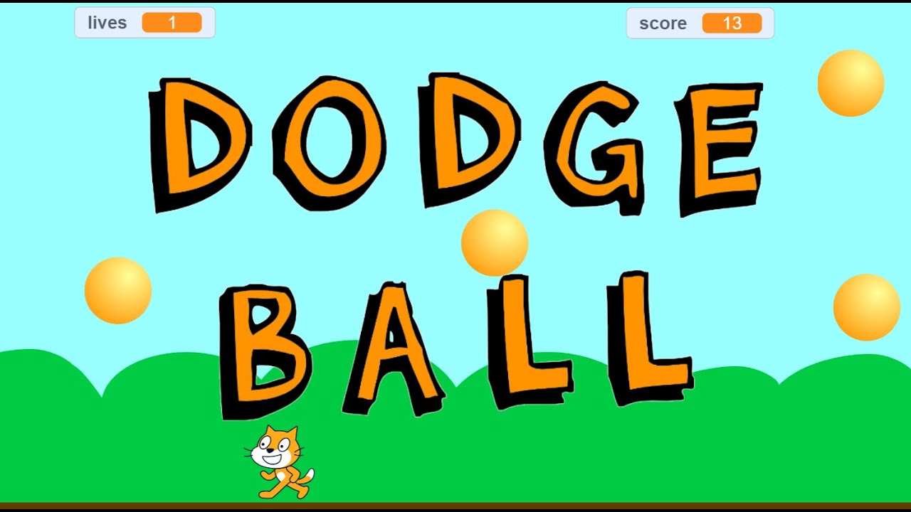Scratch 3 - Dodge Ball Game Easy Beginner's Tutorial