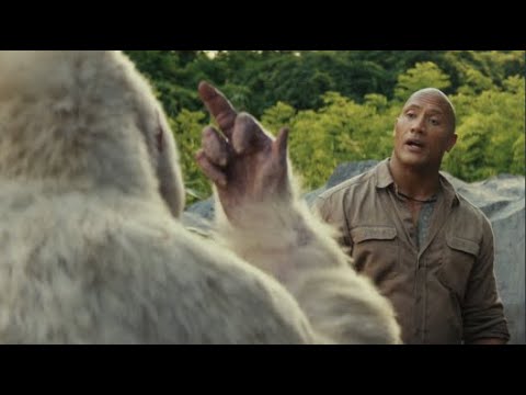 Angry Gorilla Attack Scene - (Hindi) | Rampage (2018) 4K Movie Clip
