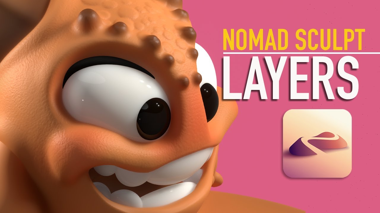 How to Use LAYERS in Nomad Sculpt | Easy Quick Tutorial