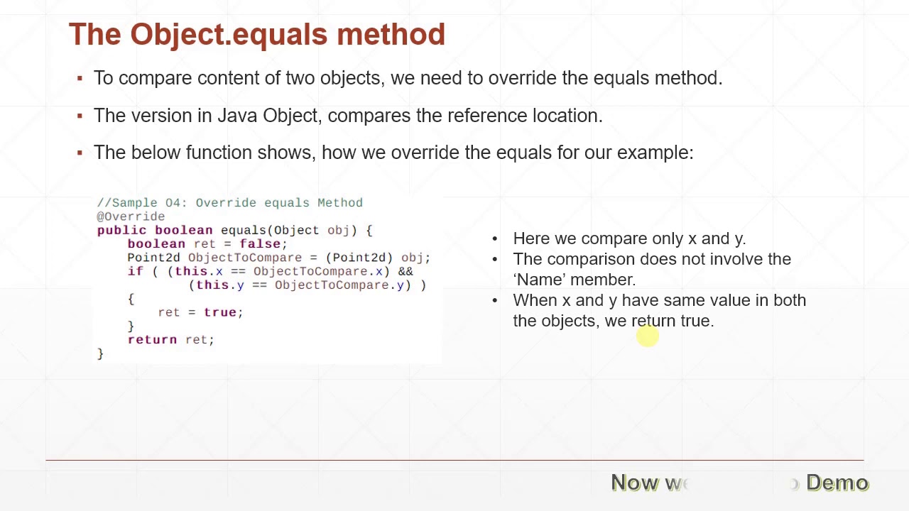 Comparing Two Objects in Java | Java Tutorial Part 1 #02