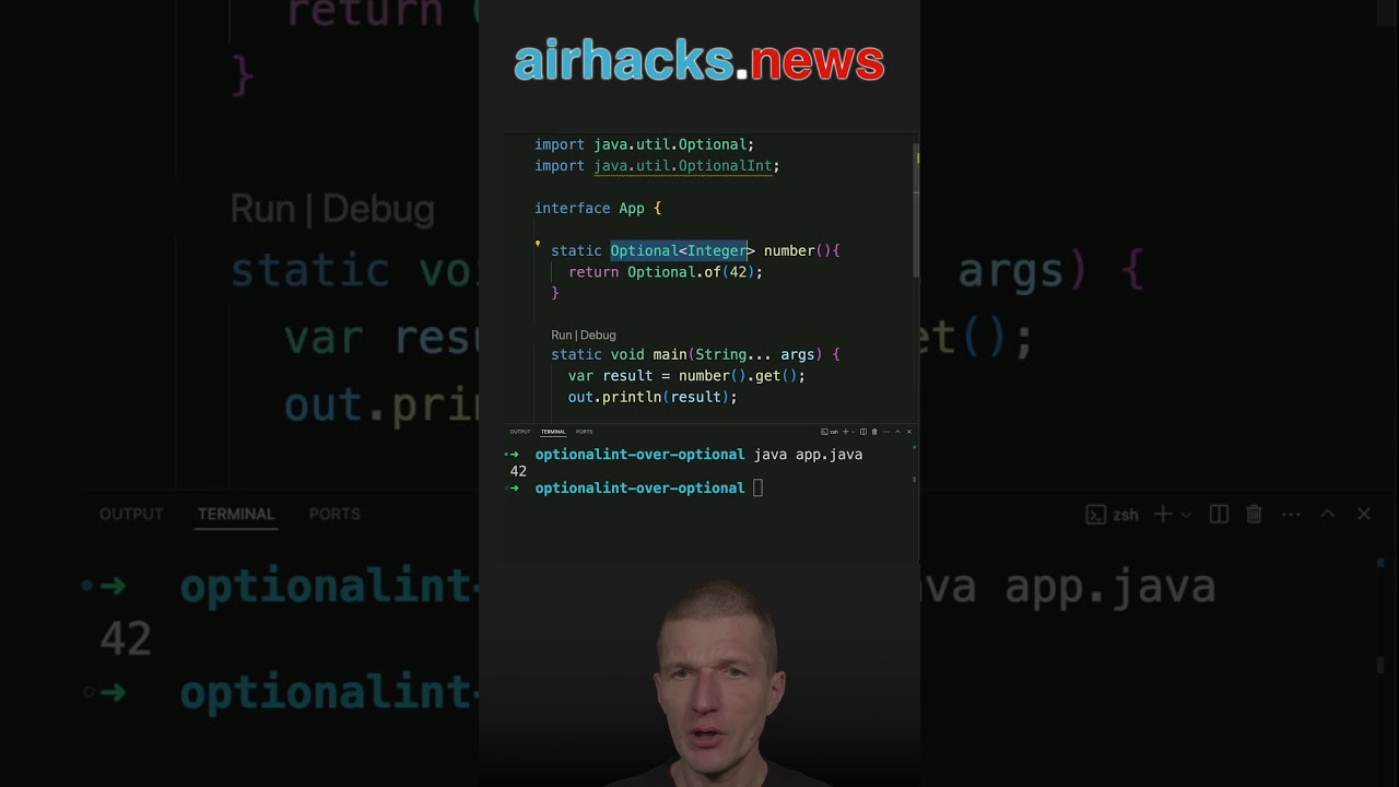 What Is The Purpose of An OptionalInt? #java #shorts #coding #airhacks