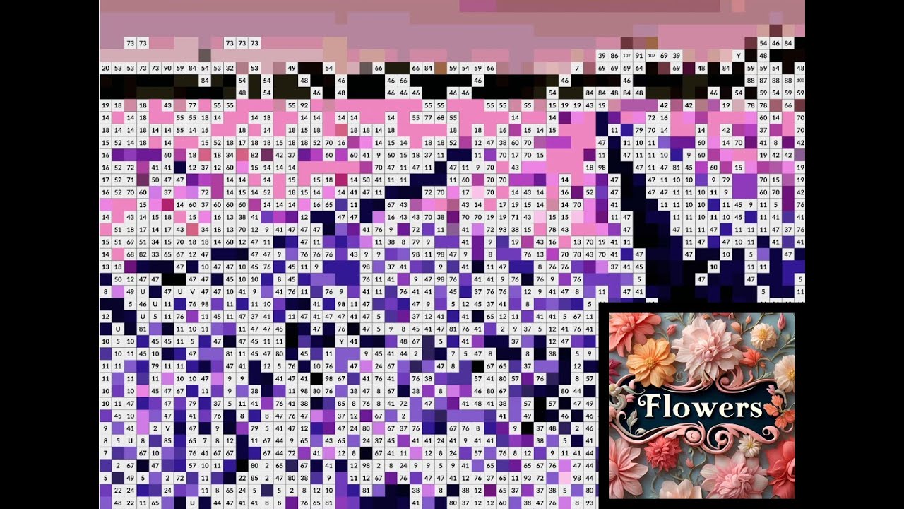 Color By Numbers - Flowers (Second Edition, PC) - Pic 1