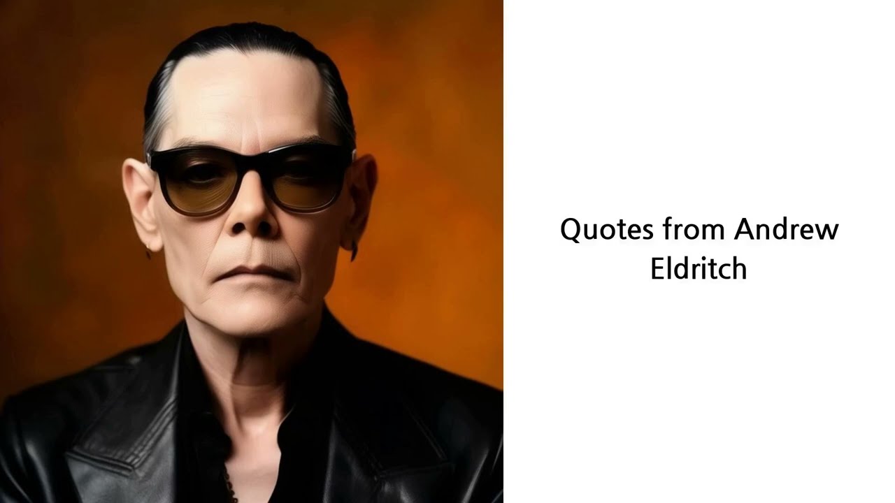 Famous quotes from Andrew Eldritch