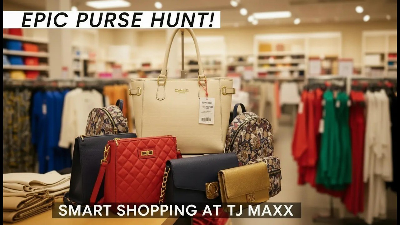 TJ MAXX EPIC PURSE WALKTHROUGH 🛍✨️ #new #purse #handbags #fashion #style @gliceny 