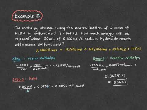 Enthalpy Stoichiometry - Solving for Mass and Energy