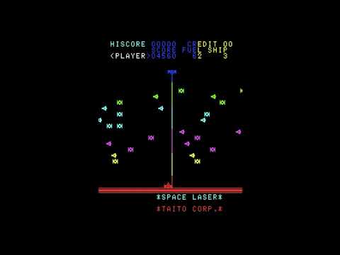 Space Laser Longplay (Arcade Game)