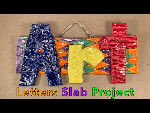 How to Create a Clay Slab Name Sign